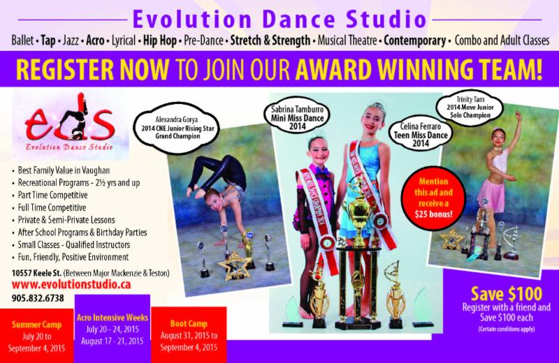Evolution Dance Studio - Opening Hours - 3-10557 Keele St, Maple, ON